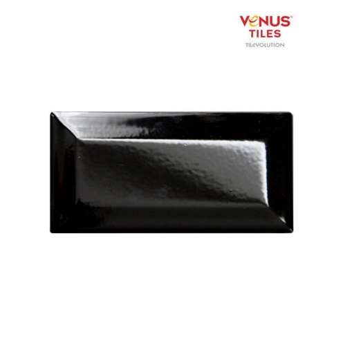 Venus Avant Garde Takko Black Glossy Bevel 150x75 | Mitraruma