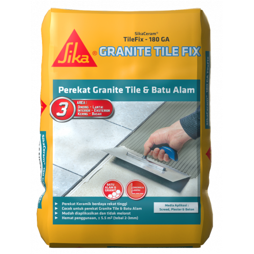 TILE ADHESIVE GRANITE 180GA SIKA 25KG 180 | Mitraruma