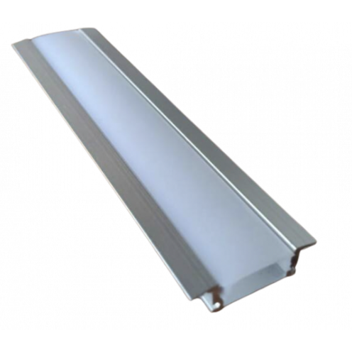 Lis LED List Rel Rumah Lampu LED Strip Alumunium Acrylic Cover PUTIH 2. ...