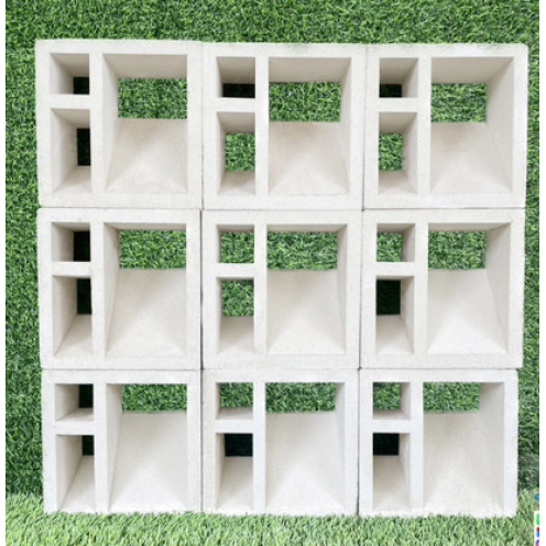 Roster Beton Motif LB 3 Putih 1 Sisi 20x20x10cm | Mitraruma